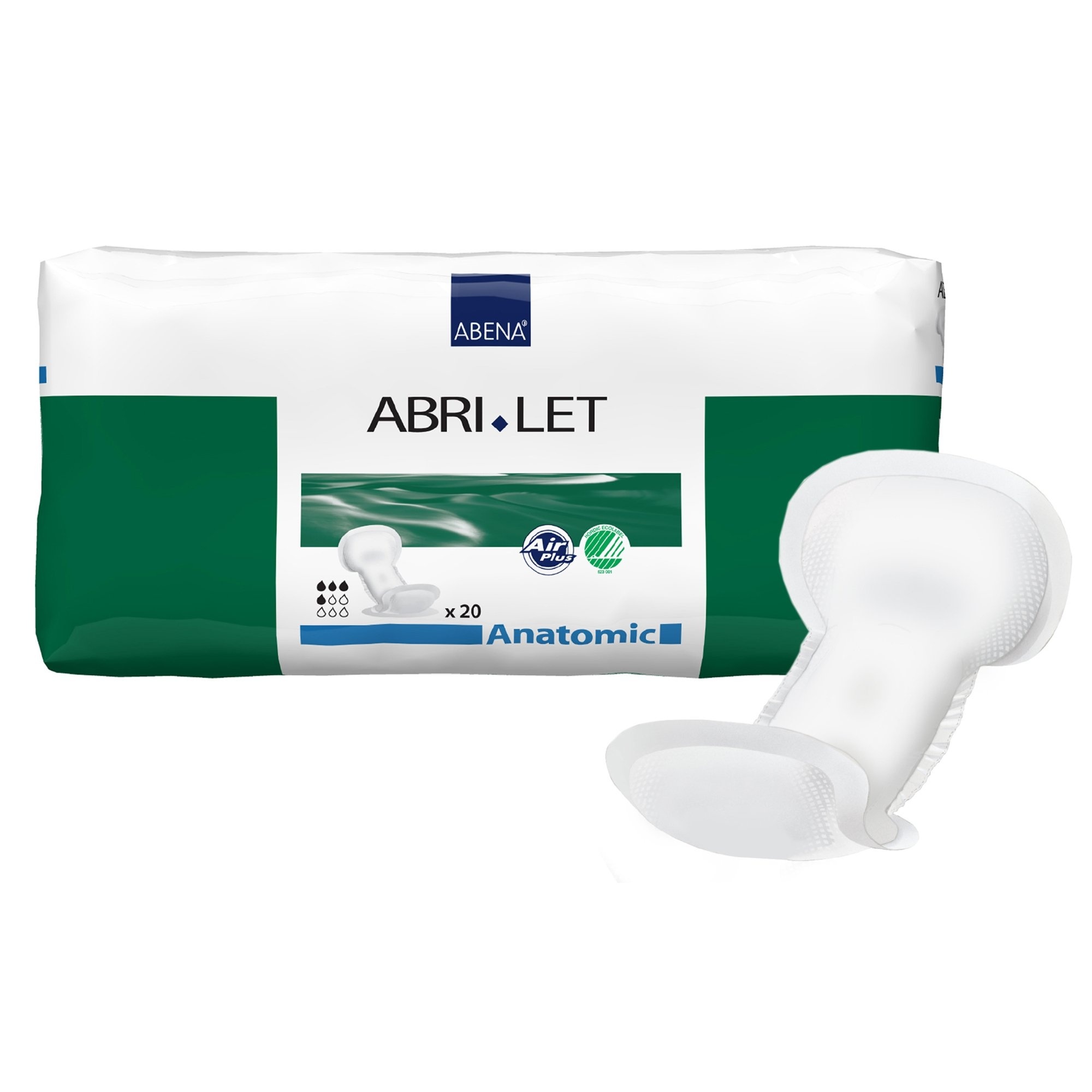 Abena ABRI-LET Anatomic Incontinence Pads | NovitaTech