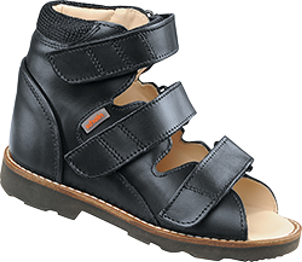 Schein Jack Orthotic Sandal - Black | NovitaTech